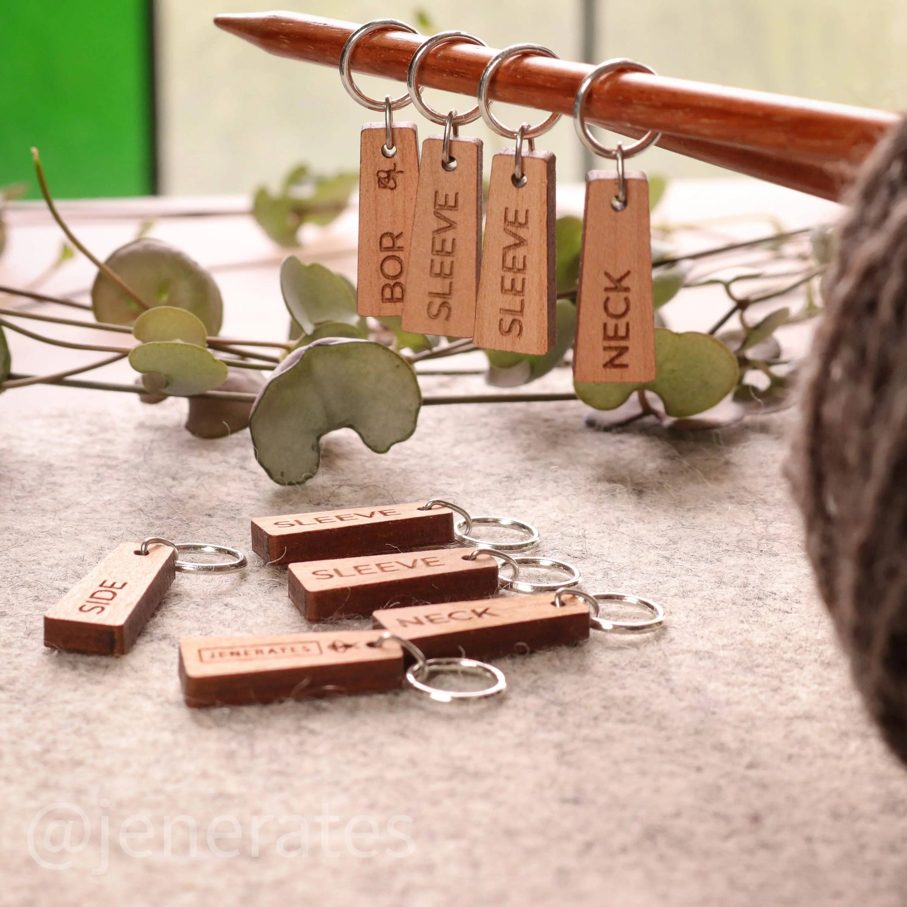 Jenerates by Jen Hogg - Stitch Markers to Keep Your Place - Treasure ...