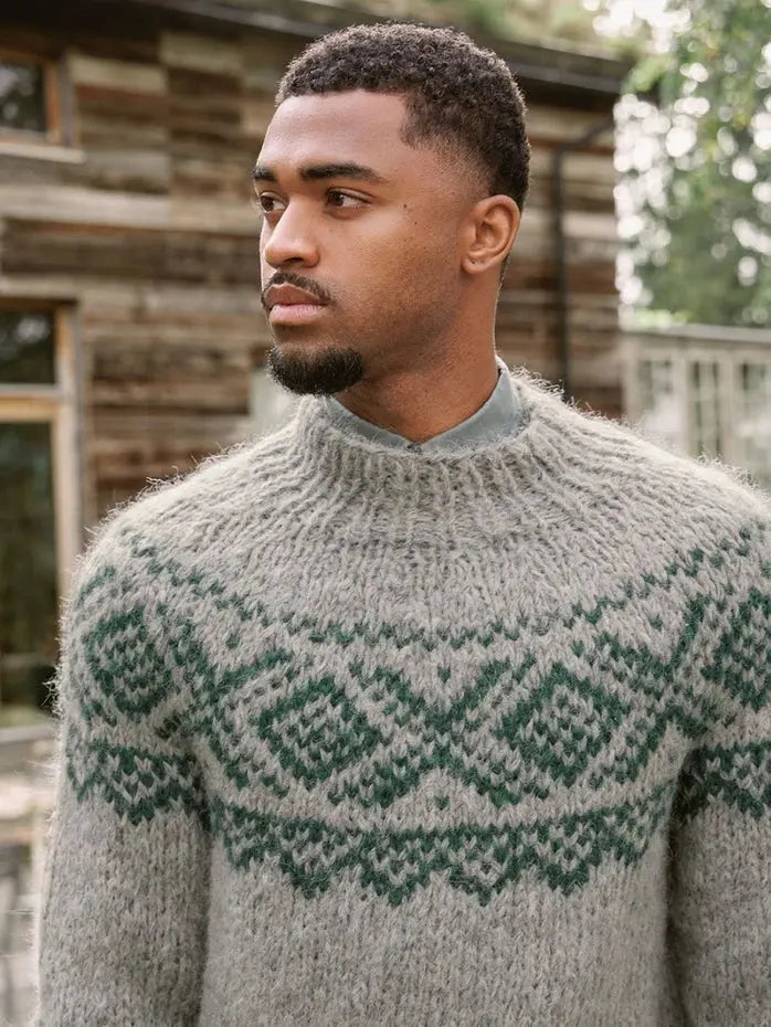 Sandnes Chunky Marius Ladies Christmas Sweater Kit - Treasure Modern ...